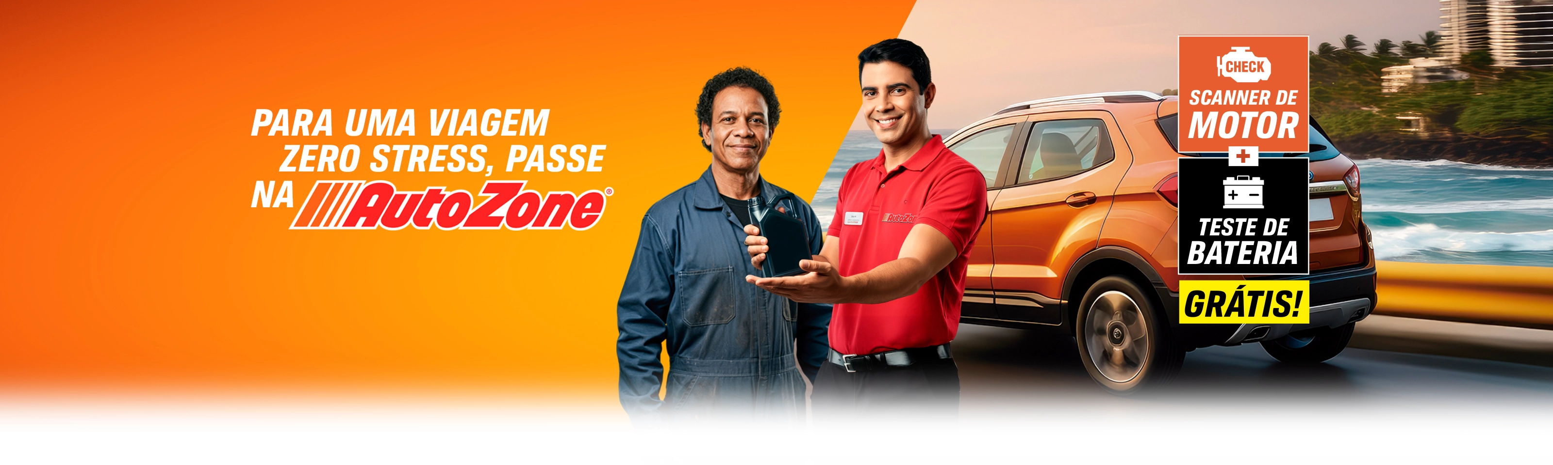 Peças de automóveis na AutoZone - Baterias, freios, acessórios e mais