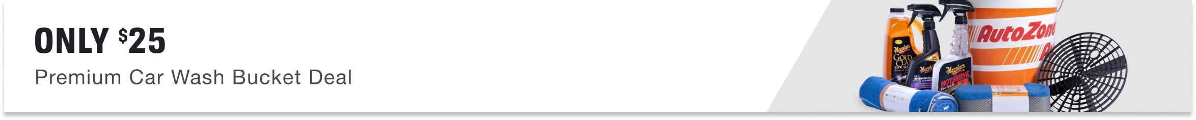 Only $25 Premium Carwash Bucket Deal