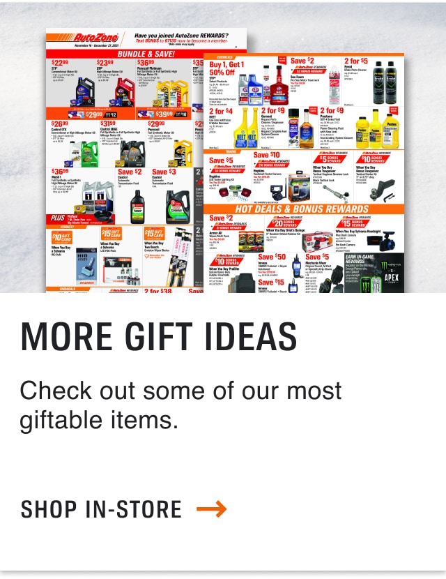 Car Accessory Gift Ideas from AutoZone