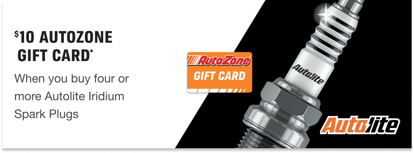 Get a $10 AutoZone Gift Card by mail or eGift Card by email when you ...