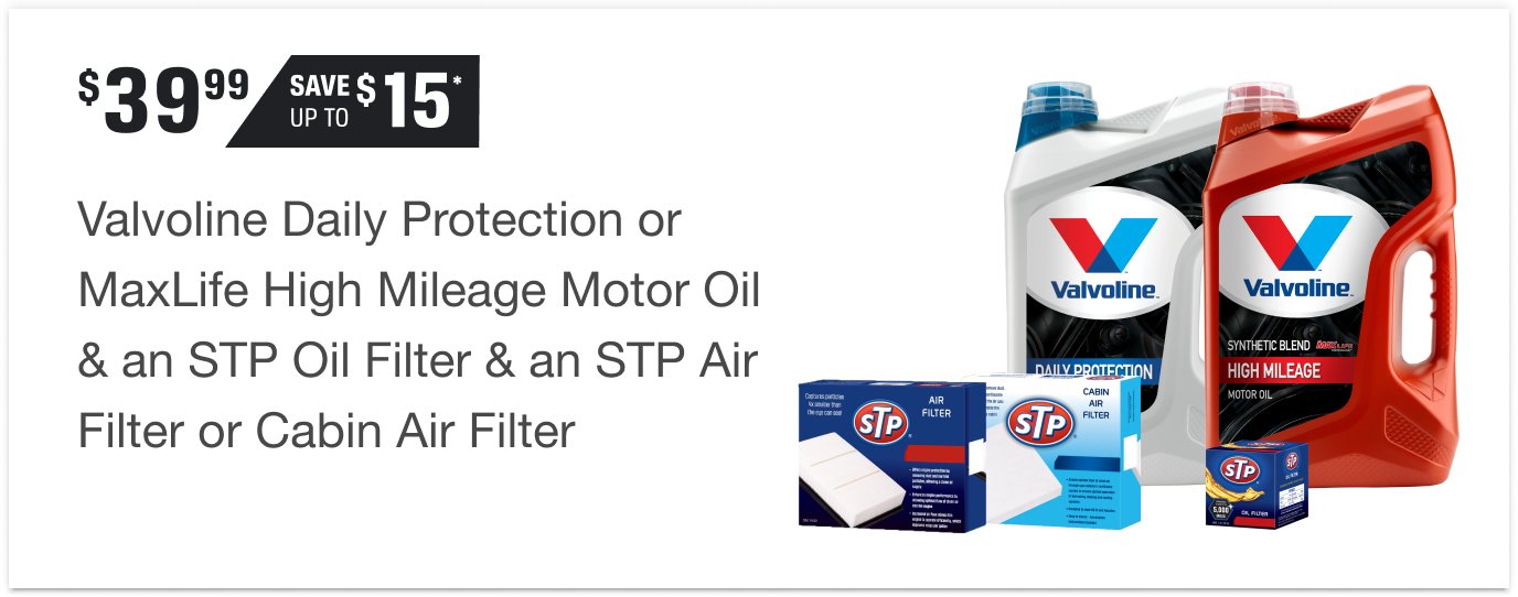 AutoZone Oil Change Specials - Oil and Filter Deals