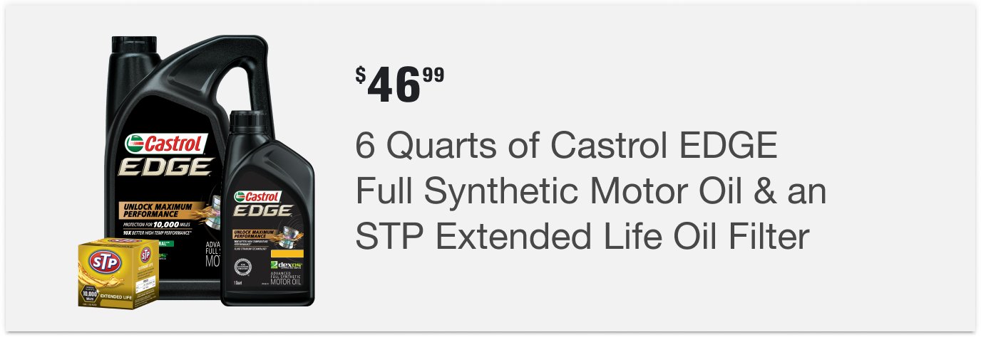 AutoZone Oil Change Specials - Oil and Filter Deals