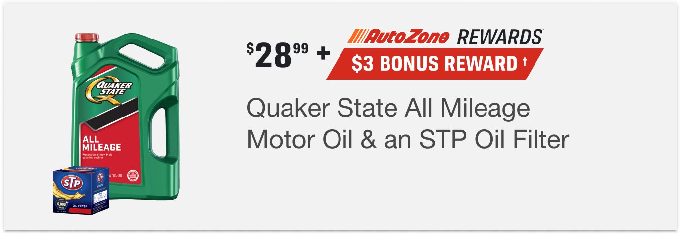 AutoZone Oil Change Specials - Oil and Filter Deals