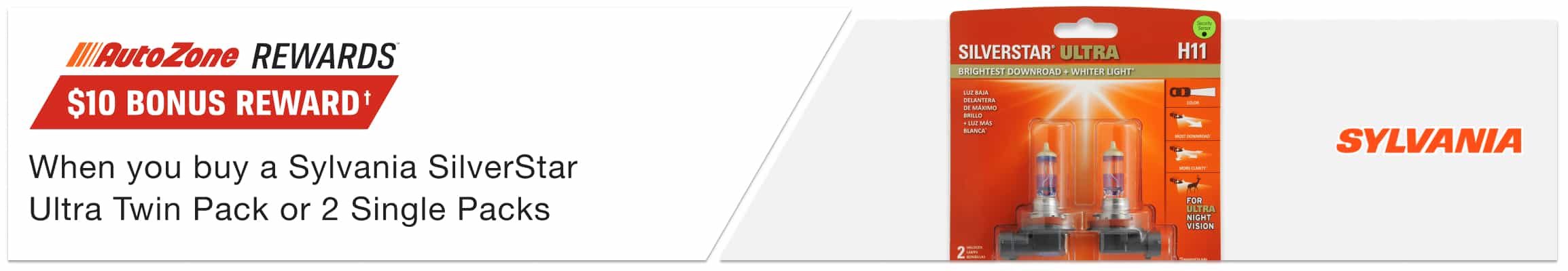 Sylvania LED Turn Signal Light Mini Bulb - AutoZone