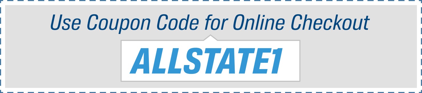coupon code: ALLSTATE1