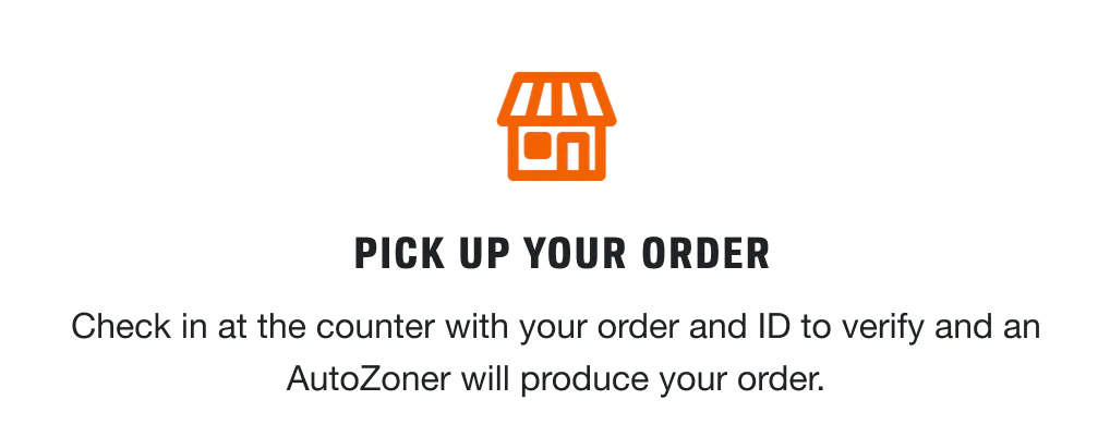 Free Store Pickup | AutoZone