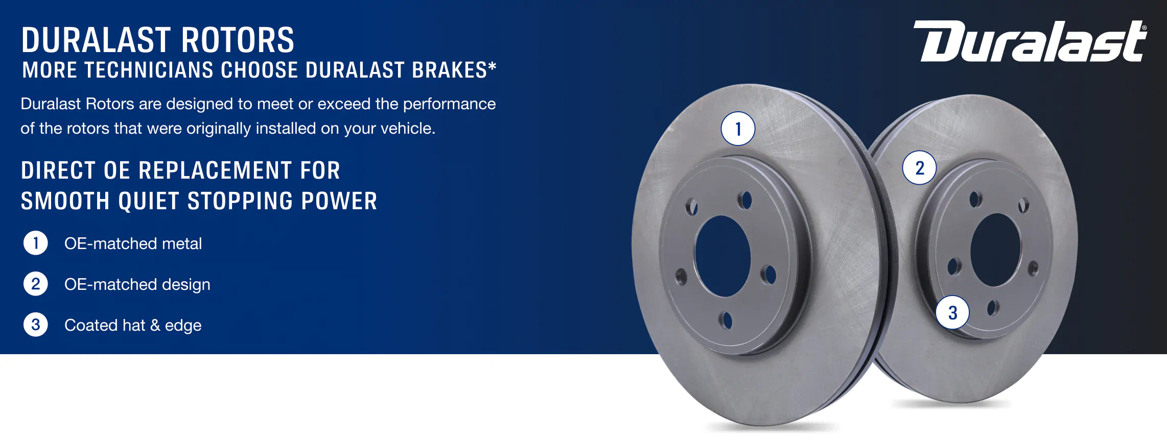 Duralast Disc Brake Rotor 44318