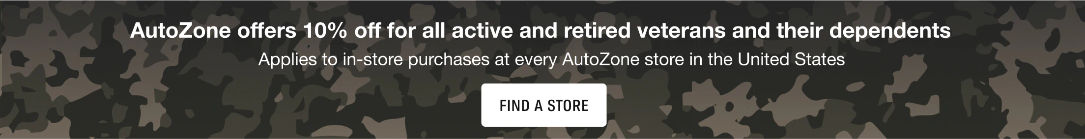 Military Discount Program | AutoZone