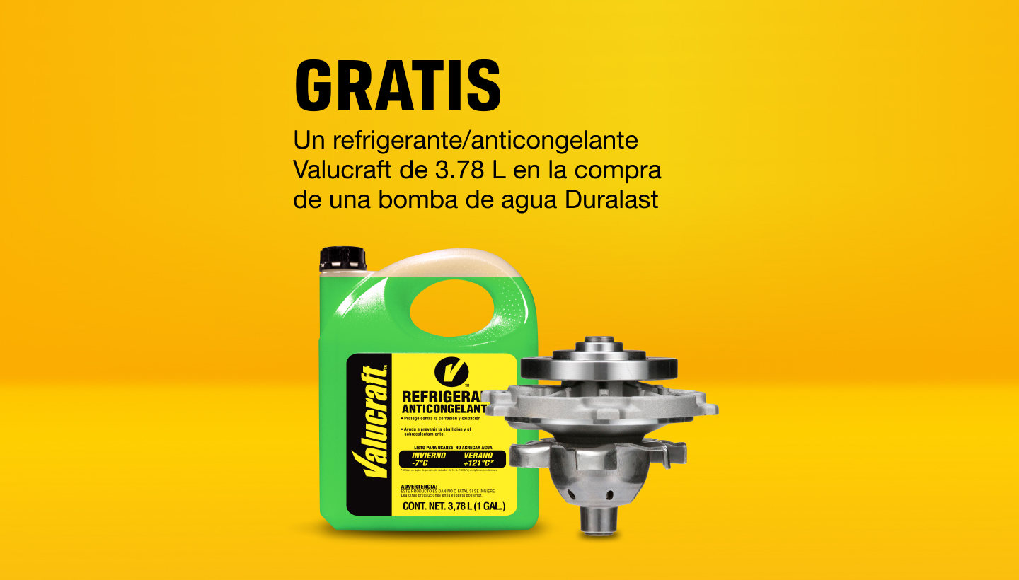 GRATIS UN REFRIGERANTE/ANTICONGELANTE VALUCRAFT DE 3.78 L EN LA COMPRA ...