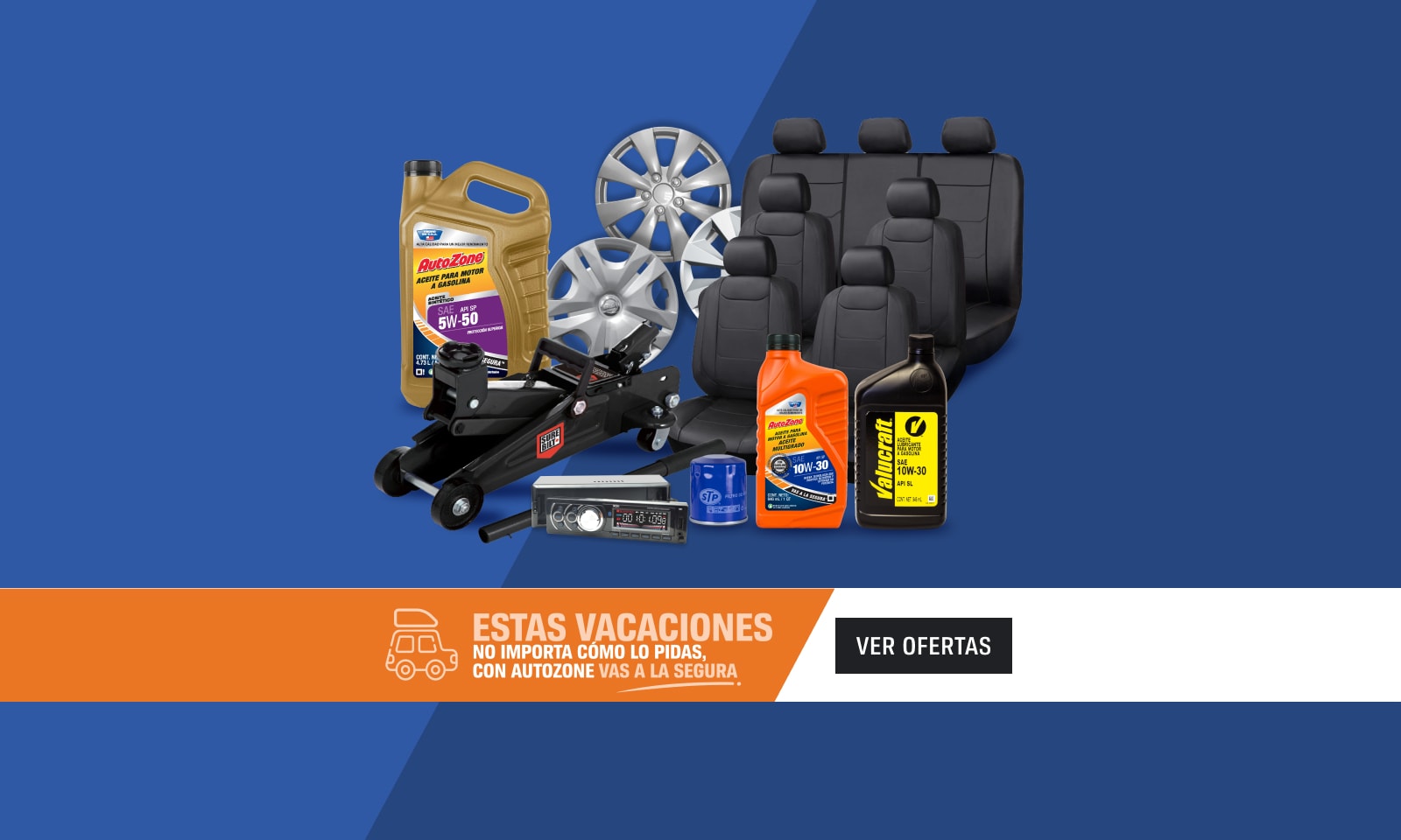 ESTAS VACACIONES NO IMPORTA CÓMO LO PIDAS, CON AUTOZONE VAS A LA SEGURA